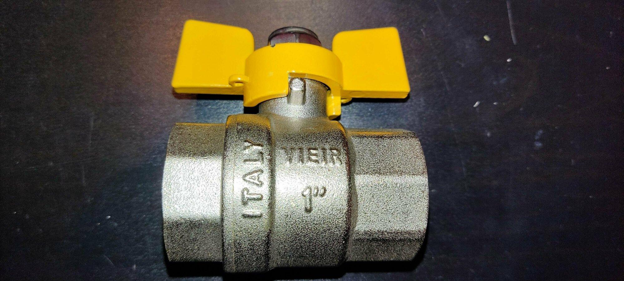 Газовый кран 1" Г/Г (бабочка) ViEiR