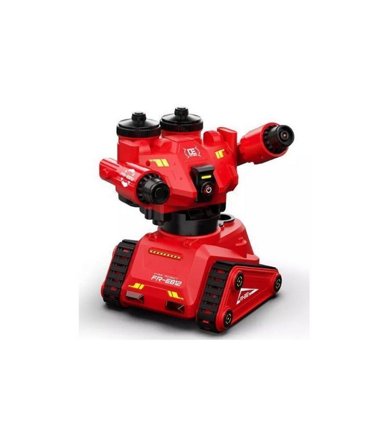 Радиоуправляемый пожарный робот Double Eagle FR-E812, 2.4G, поливает водой, свет RTR