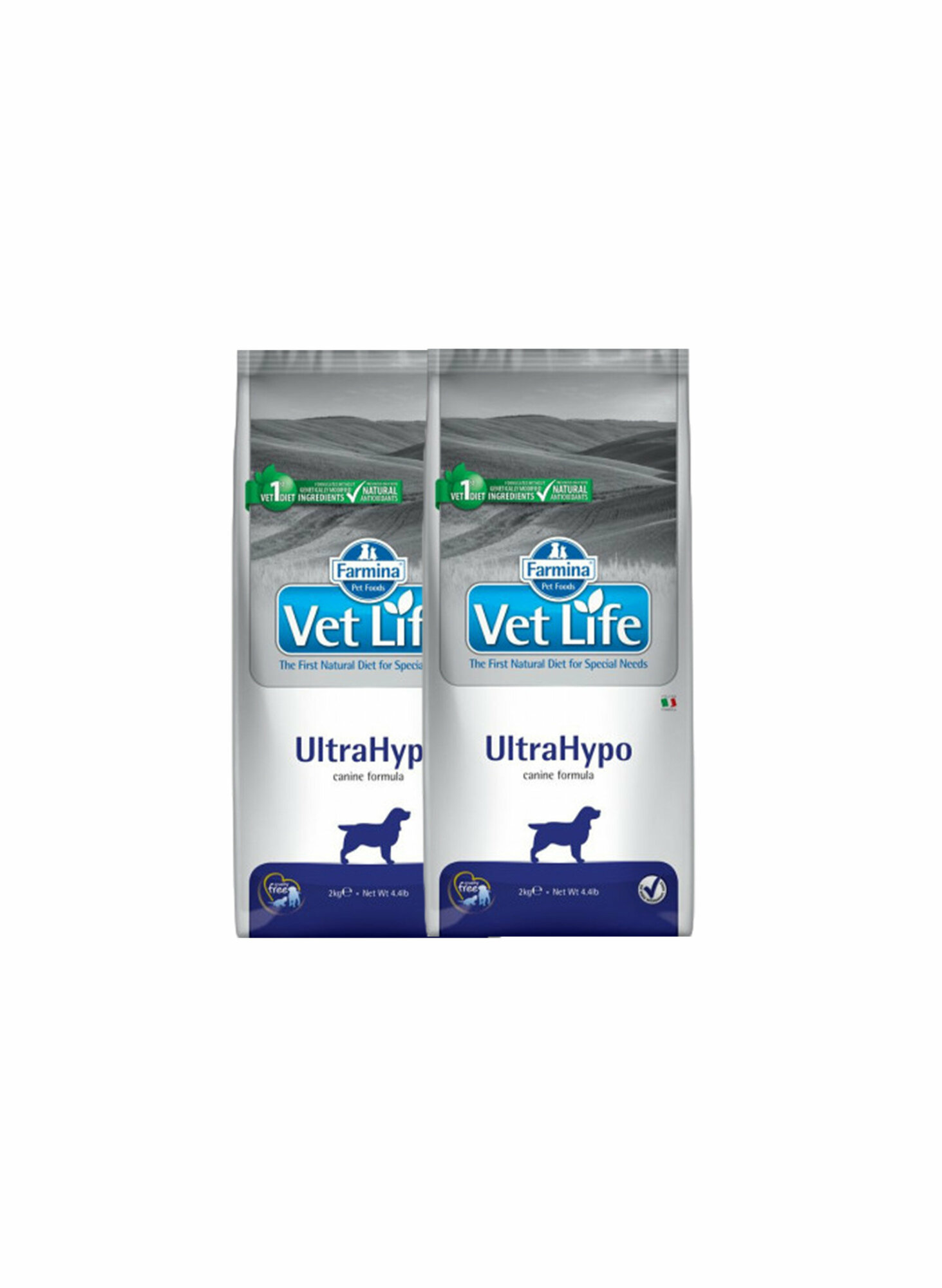 VET LIFE diet dog ultrahypo 2 кг х 2 шт.