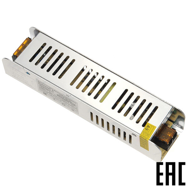 Блок питания компактный к светодиодной ленте General 220В/12В постоянного тока 120Вт 513800 GDLI-S-120-IP20-12 (3 шт. в наборе)