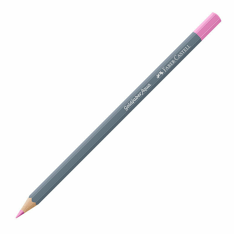 Акварельные карандаши Faber Castell Карандаш акварельный Faber-Castell Goldfaber Aqua, 119 маджента светлая
