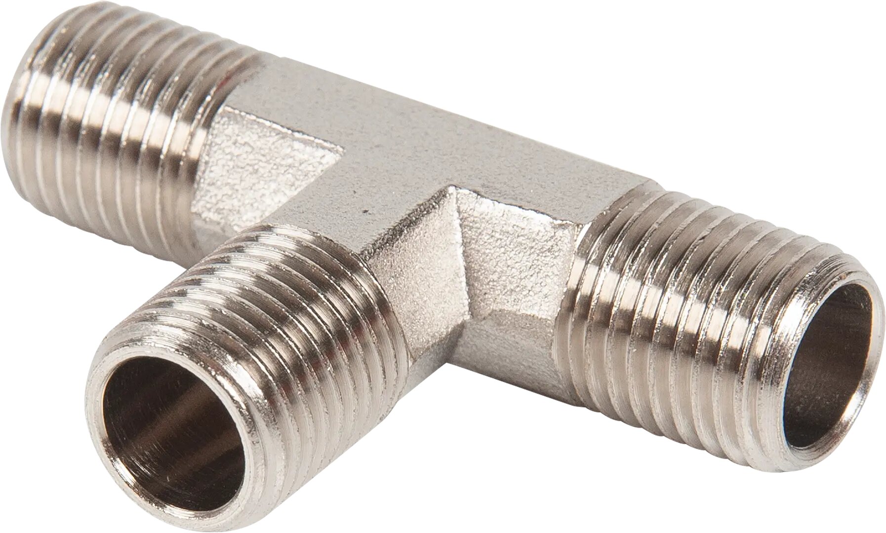 Тройник для компрессора Elitech T - 1/4 MMM