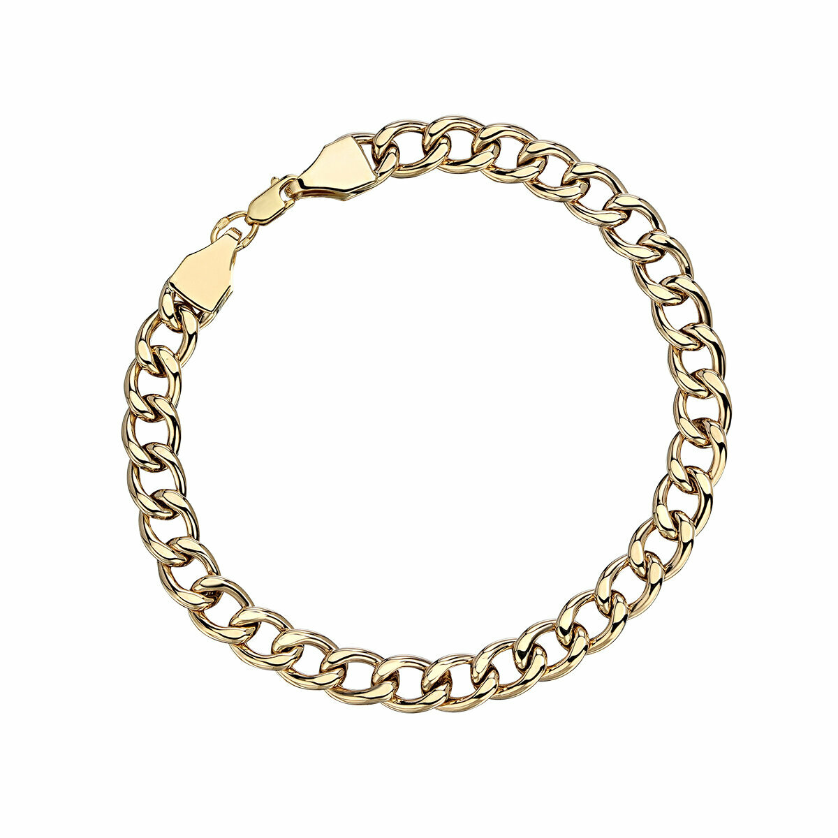 Браслет, желтое золото, 585 проба