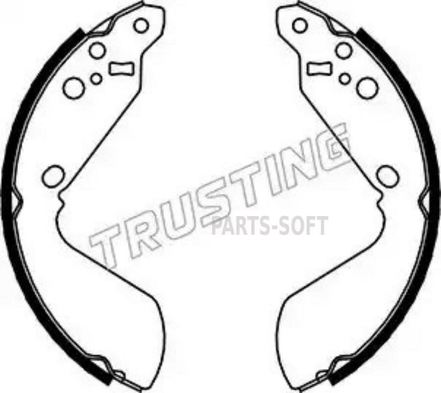 К-т бараб. тормоз. колодок SUZUKI Vitara (1990-99) Trusting арт. 111240