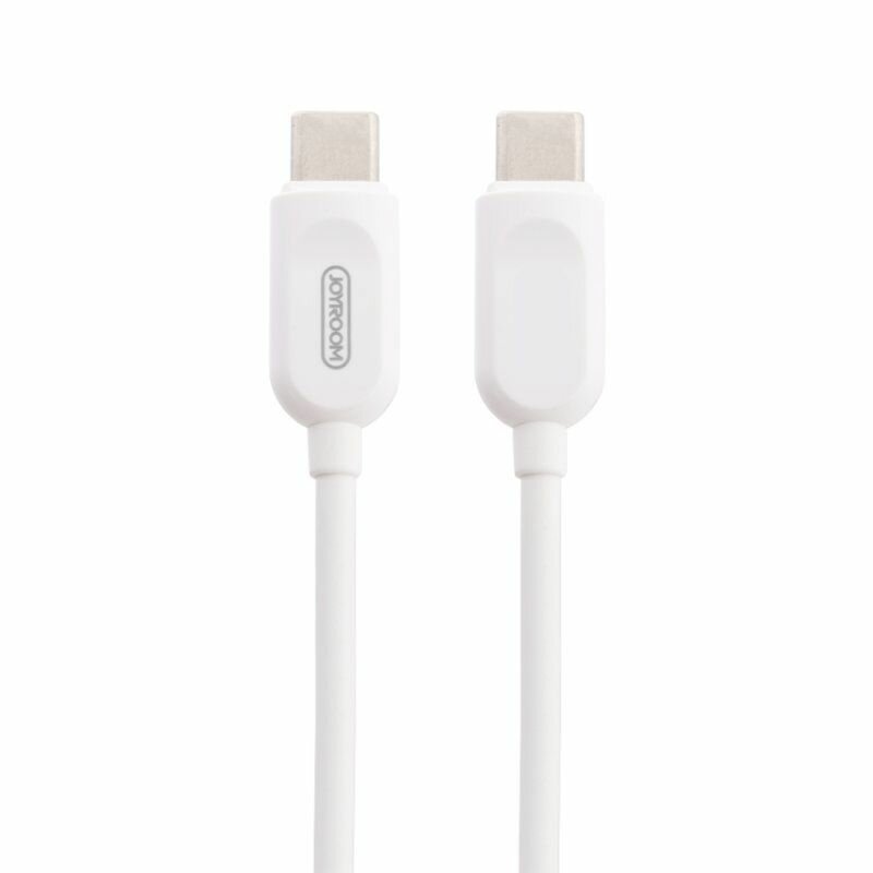 USB кабель Joyroom S-M412 для зарядки, передачи данных, (QC3.0, QC2.0+PD, FCP), 3А, Type-C, 1 метр, белый