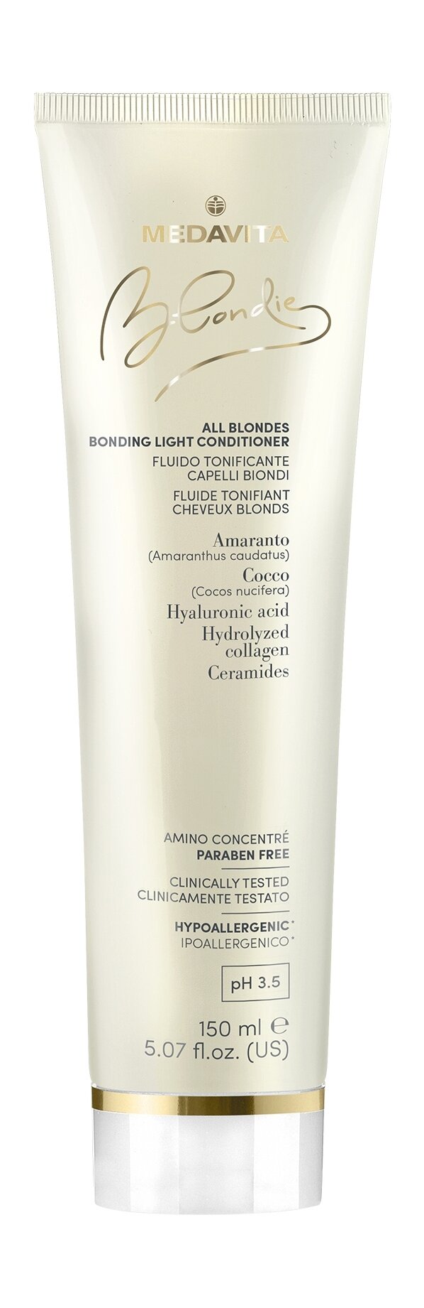 Medavita Blondie All Blondes Bonding Light Conditioner Укрепляющий кондиционер для осветленных волос 150 мл