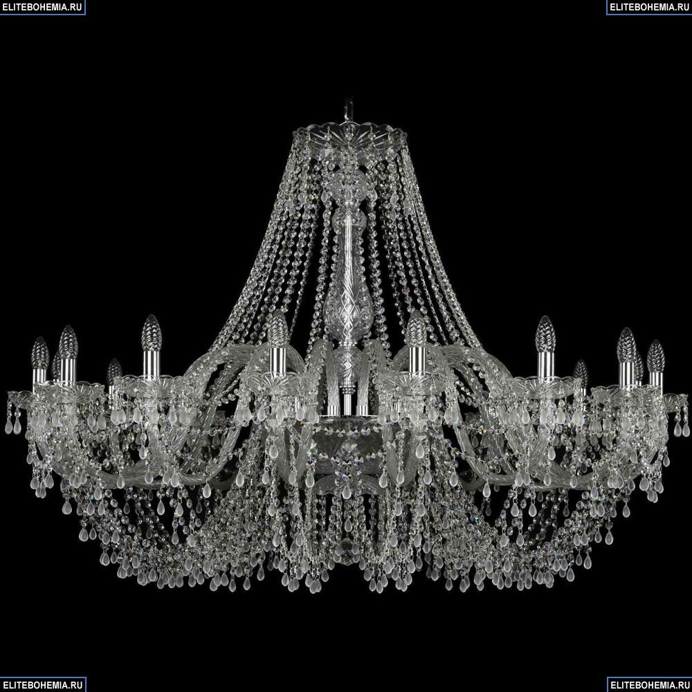 1410/16/460/Ni/V0300 Хрустальная подвесная люстра Bohemia Ivele Crystal