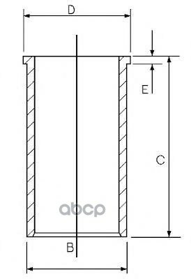 Гильза цилиндра ДВС Goetze арт. 1402076000