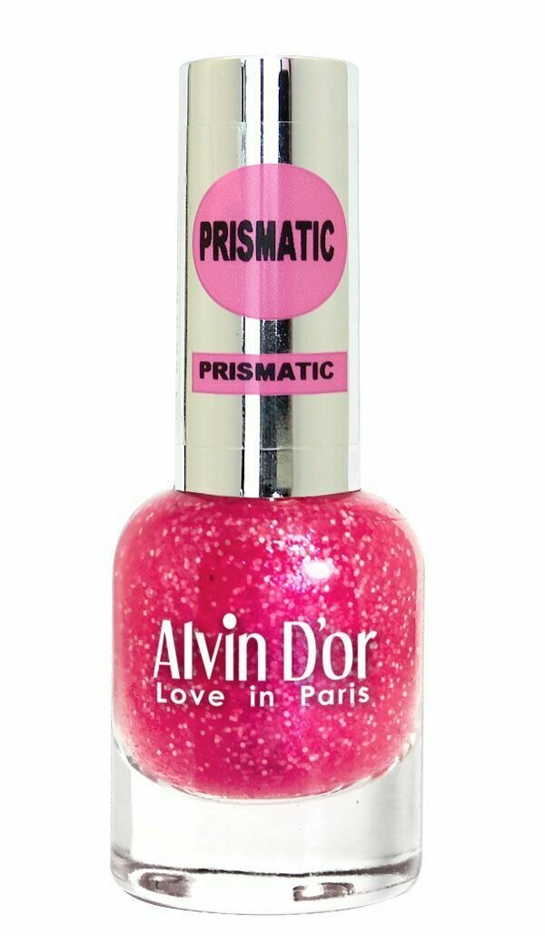 Alvin D'or, Лак для ногтей PRISMATIC тон 38 (тёмно-розовый)