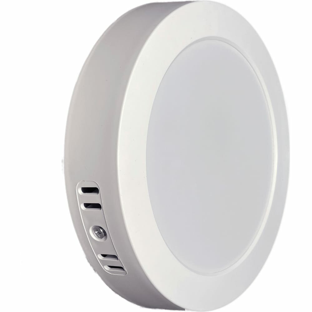 Светодиодный накладной светильник truEnergy круг 25w 4000k 2000lm d302мм белый пластик 10107