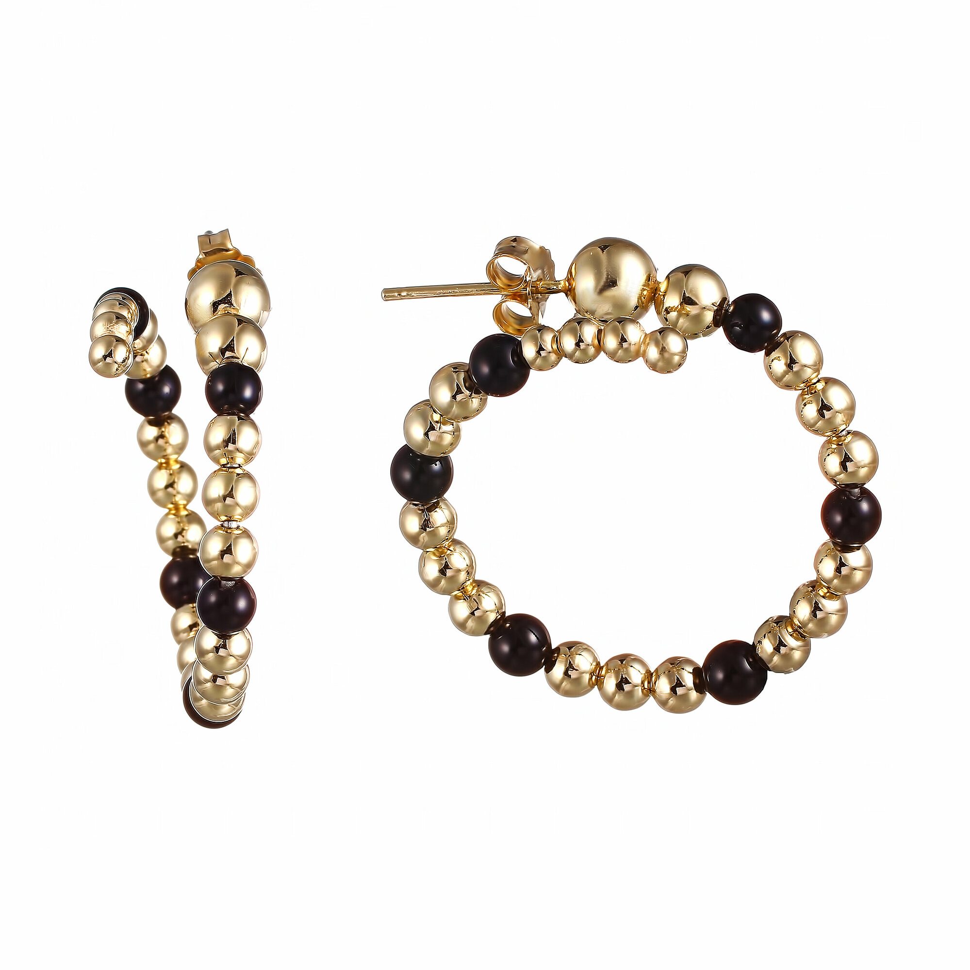 Серьги, серебро, 925 проба, оникс