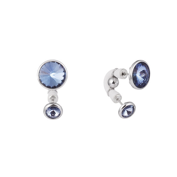 Серьги, серебро, 925 проба, стекло
