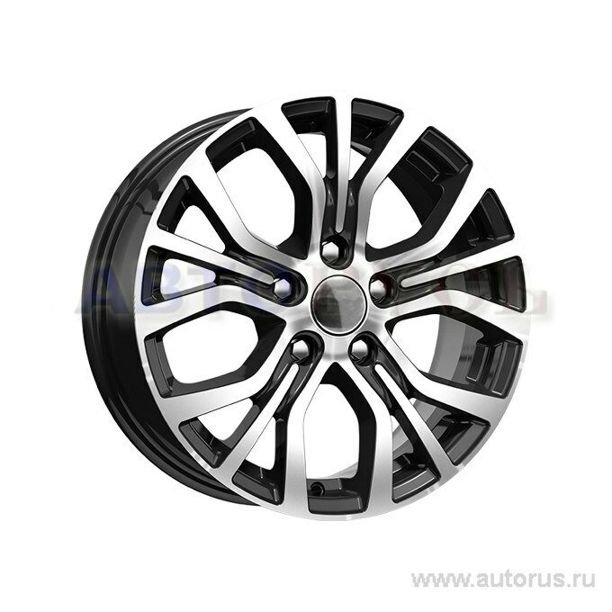 Диск литой r16 6.5j 5x114.3/67.1 et38 кик кс736 (zv 16_ix35) алмаз черный 67990