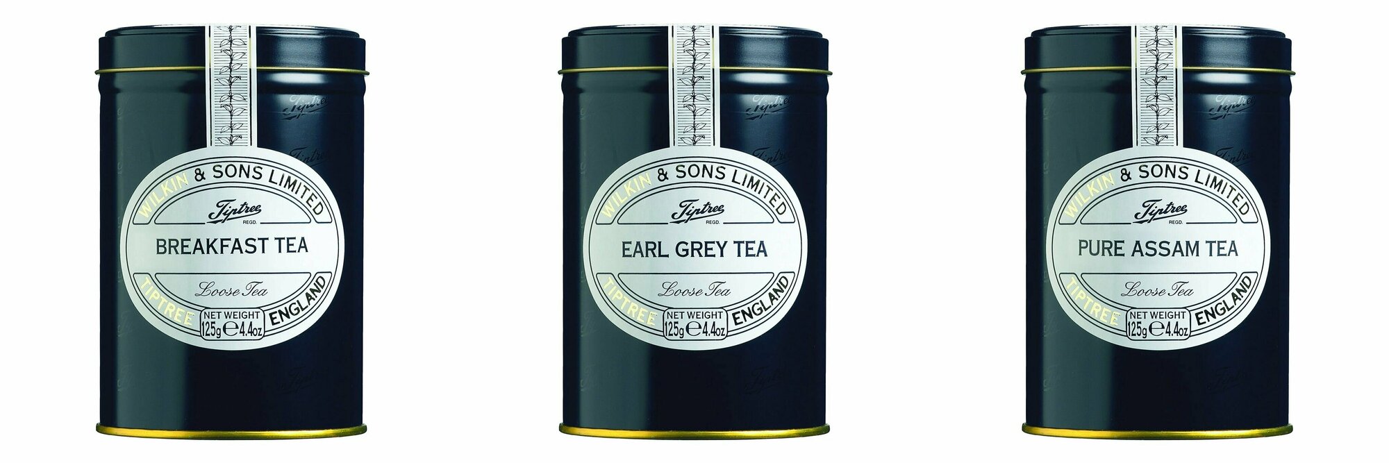 Черный байховый чай Tiptree: Assam Tea, Breakfast Tea и Earl Grey Tea