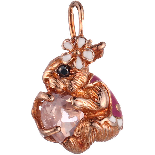 Подвеска, серебро, 925 проба, кварц