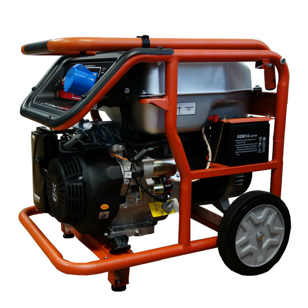 Однофазный генератор бензиновый Zongshen KB 7000 E — купить в интернет ...