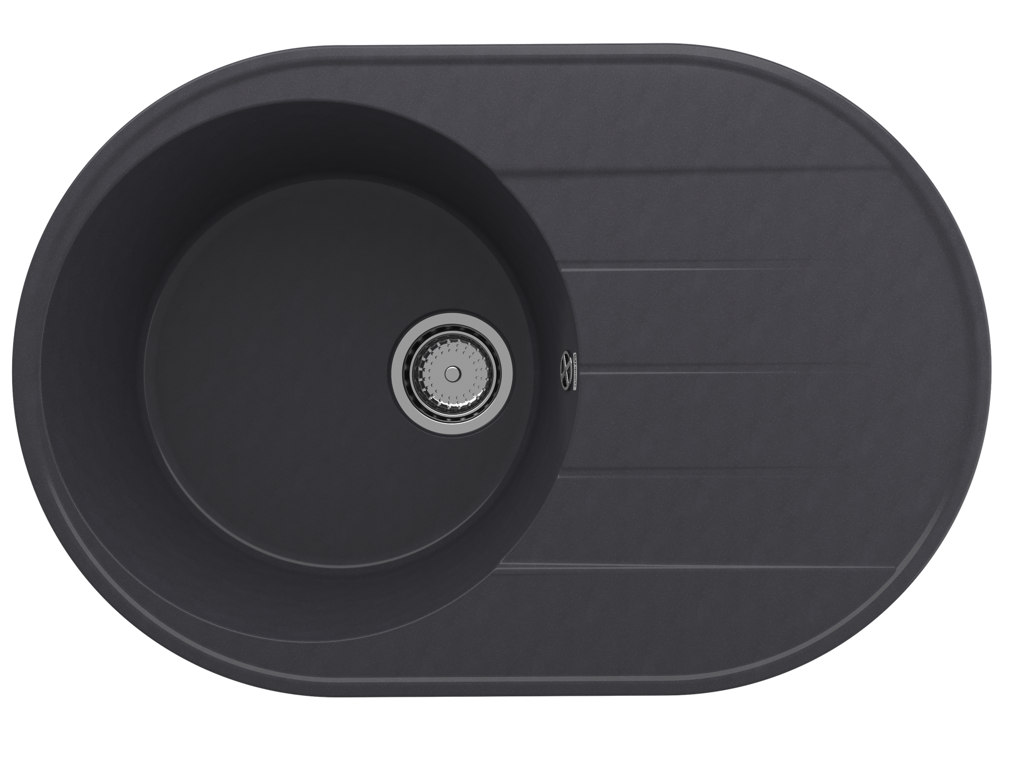 Кухонная мойка Ulgran Quartz 75 см Nora 750-08 черная