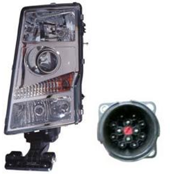 DEPO 773-1125L-LD-E (20360906 / 20713728 / 20861573) фара лев. кругл. разъем h7 без корректора \ Volvo (Вольво) fh