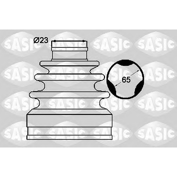 SASIC 1904037 (1904037 / 7701209472 / 7701209472) комплект пыльника шруса внутреннего