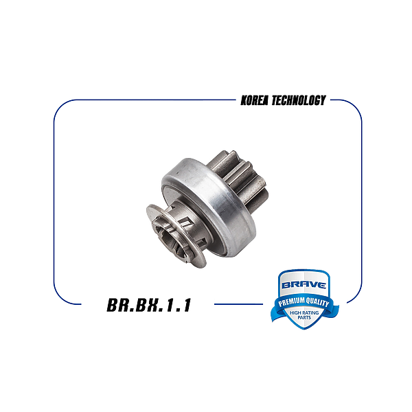 BRAVE BRBX11 бендикс стартера matiz, rio, spectra 36139-2x000