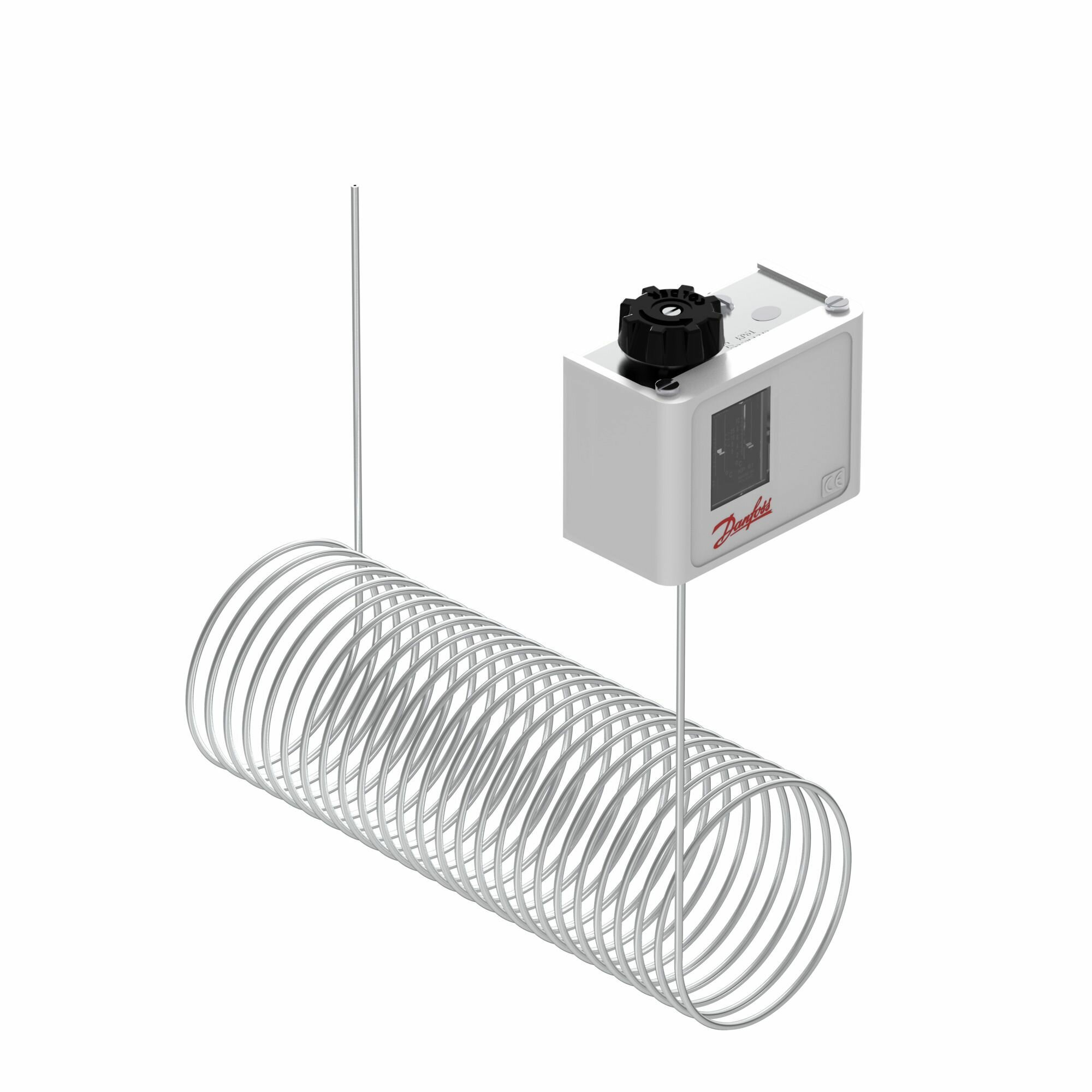 Реле температуры (термостат) Danfoss 060L126466 KP 61, IP 30/44, диапазон регулирования -30.15 C, длина трубки 6 м