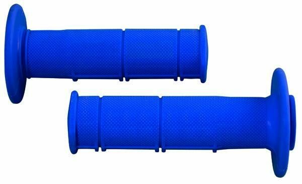 Ручки на руль Soft Grips 115мм синие для мотоцикла
