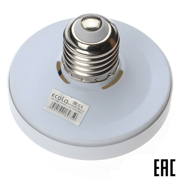 Патрон-переходник A7T15WEAY патрон E27 - патрон GX53 белый Ecola (4 шт. в комплекте)