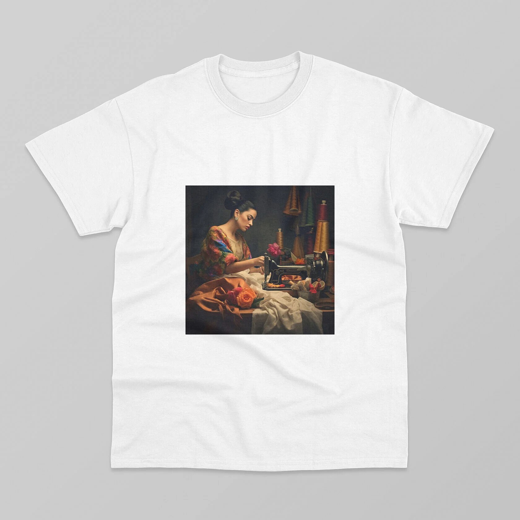 Термонаклейка на одежду Art & AI, мастерская Фриды Кало