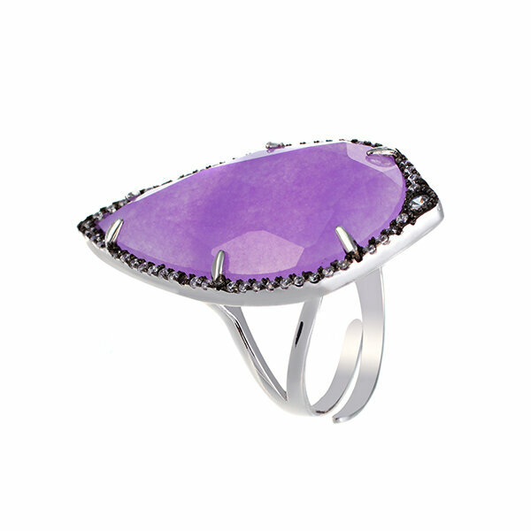 Кольцо, серебро, 925 проба