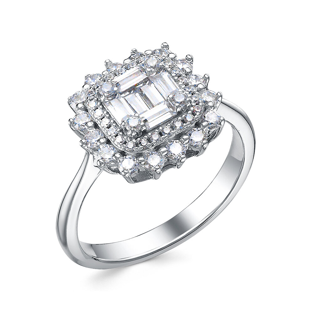 Кольцо, серебро, 925 проба