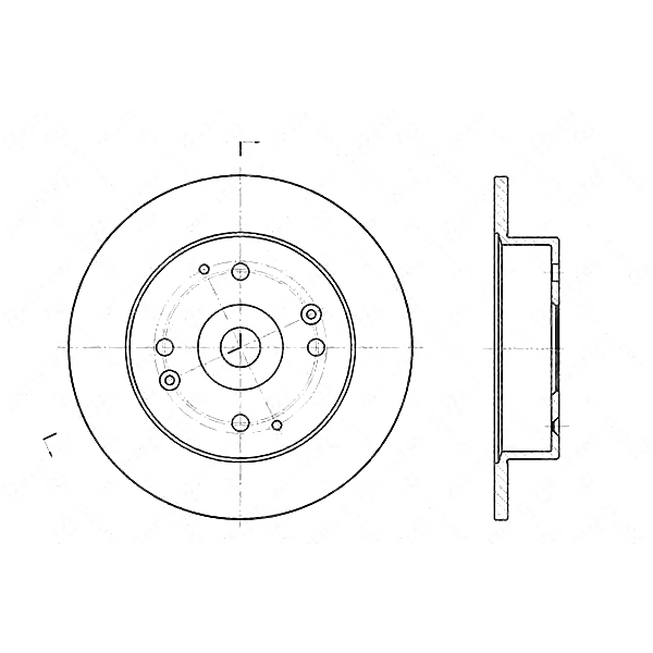 STELLOX 6020-9939-SX (23-0361 / 230361 / 42510-SM4-950) диск тормозной задний\Honda (Хонда) Accord (Аккорд)