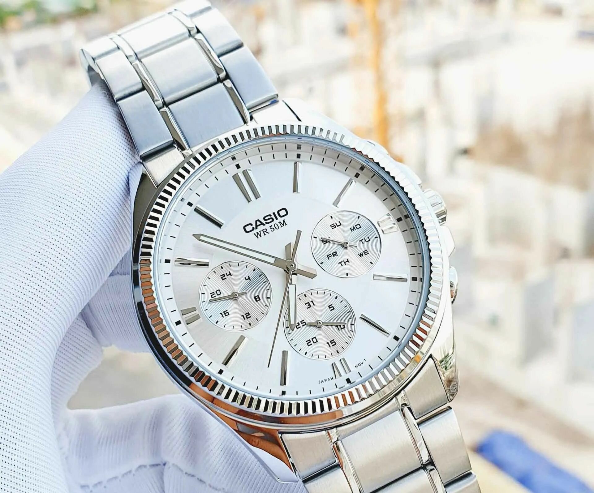 Наручные часы CASIO Collection, серебряный — фото 1