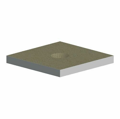 Фланец для дымохода утепленный D-200 (500х500х5)