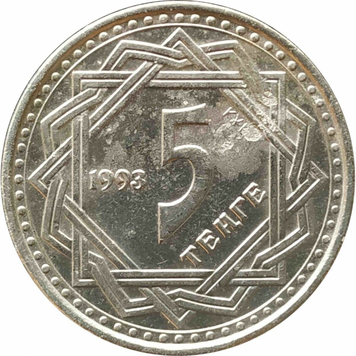 5 тенге 1993 Барс — фото 1