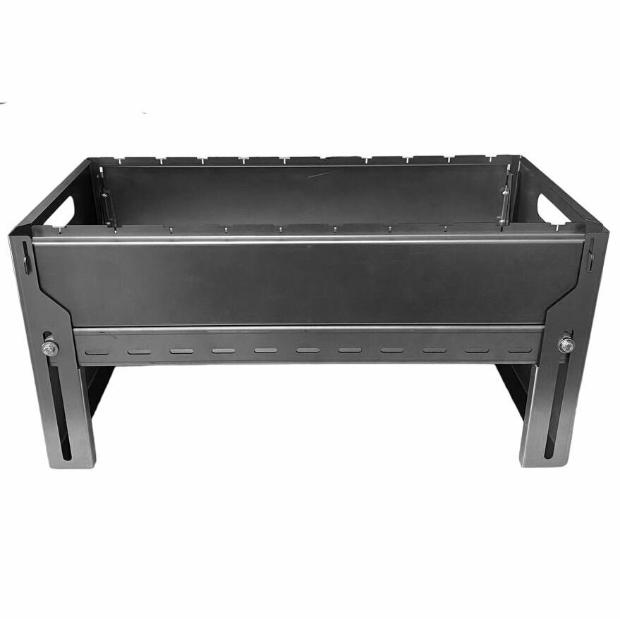 Мангал складной 62х30 см на 10 шампуров сталь 2 мм