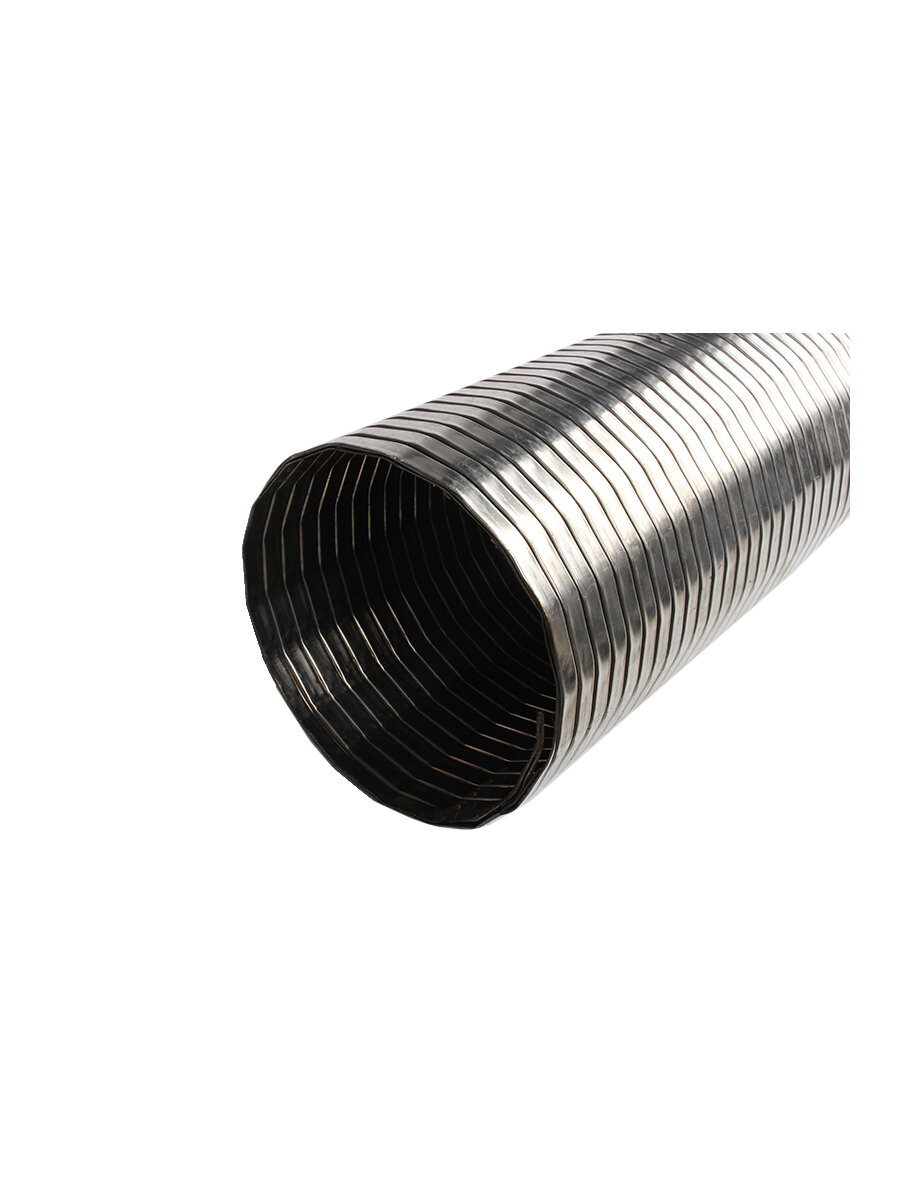 Металлорукав d 120мм L 1м круглый профиль, нержавеющая сталь TRANSMASTER