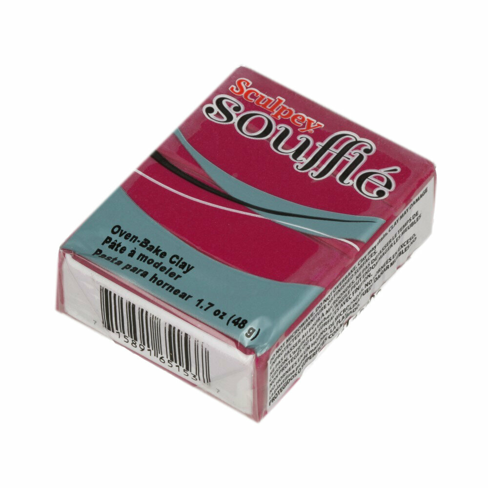 Sculpey Souffle полимерная глина SU 48 г 6515 пурпурный