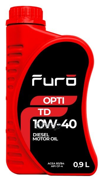 Furo Furo OPTI TD 10W40 (0,9L) масло моторное! полусинт API CF-4, МВ 229.1, VW 501.01/505.00
