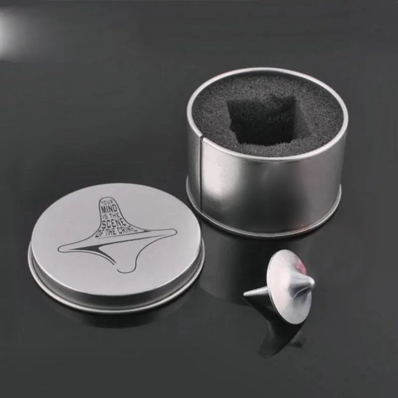 Гироскоп Волчок, металлический, цвет серый, в коробочке, 40г