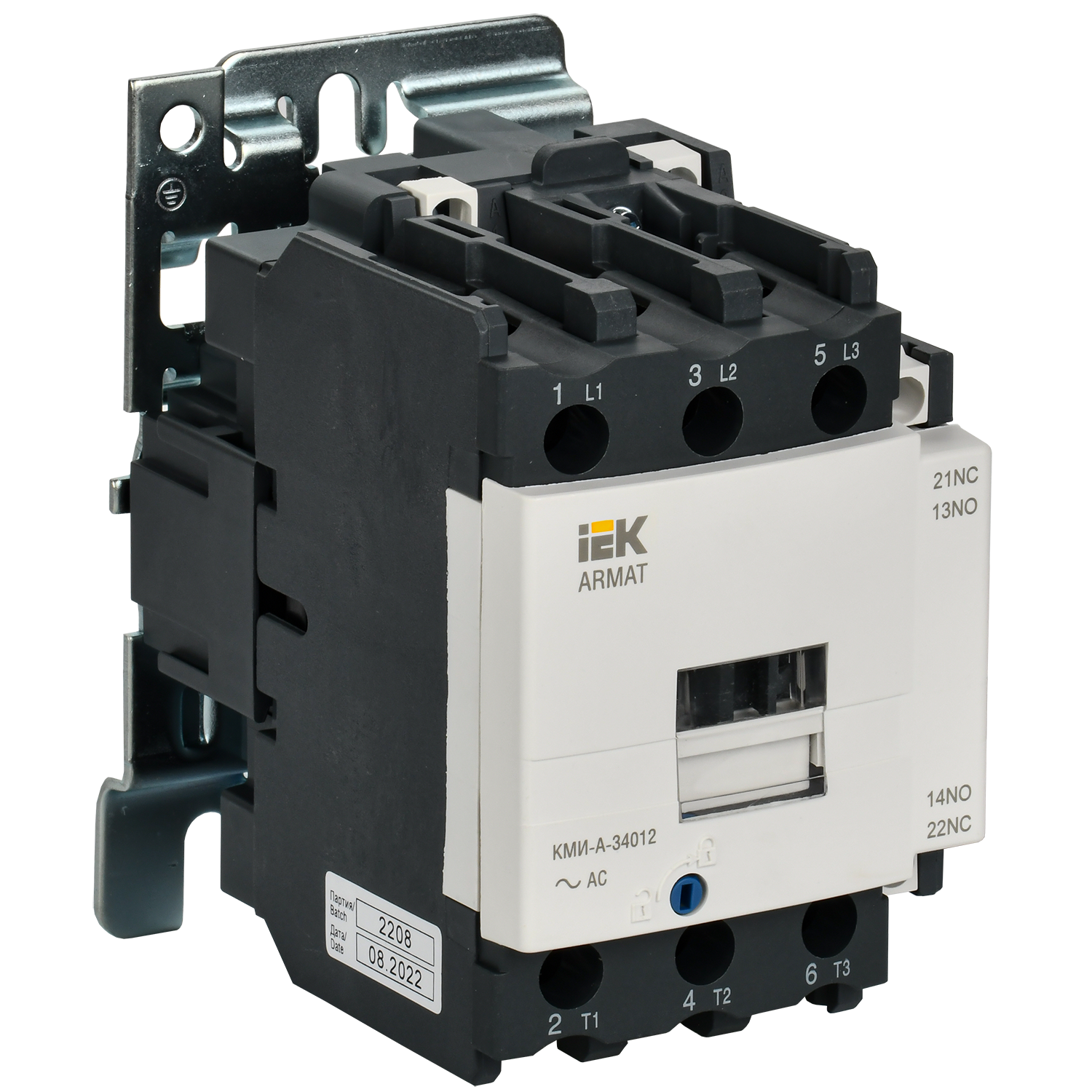 ARMAT Контактор КМИ-А-34012 LC1D 40А 24В/АС3 1НО/1НЗ, IEK AR-ACC-31-040-024-11 (1 шт.)