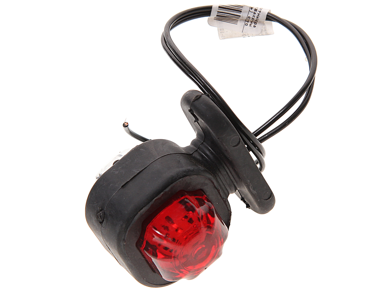 Фонарь габаритный красный/белый (квадратный рассеиватель) светодиодный европлюс