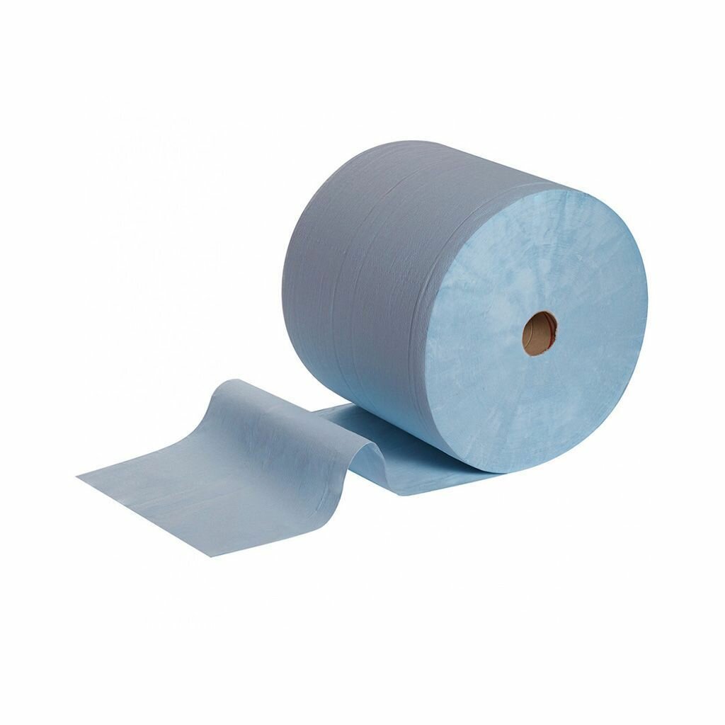 Протирочная бумага в рулоне GRASS 25-35см 1000 отрывов . двухслойная.