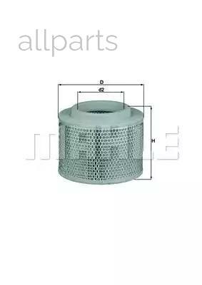 MAHLE LX2808/1 Фильтр воздушный