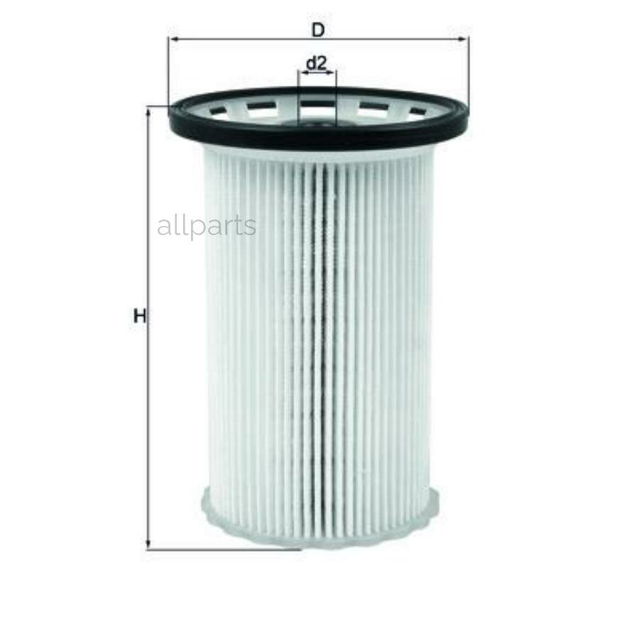 MAHLE KX342 Фильтр топл. AUDI/VW/SKODA 1.6-2.0TDI 2005=>