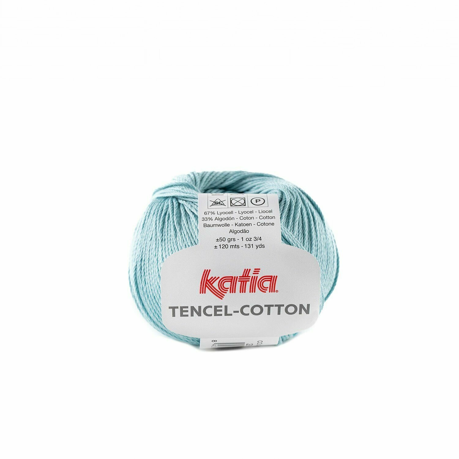 Пряжа для вязания Katia Tencel-Cotton (29 Water blue) 1 моток 50 г/120 м