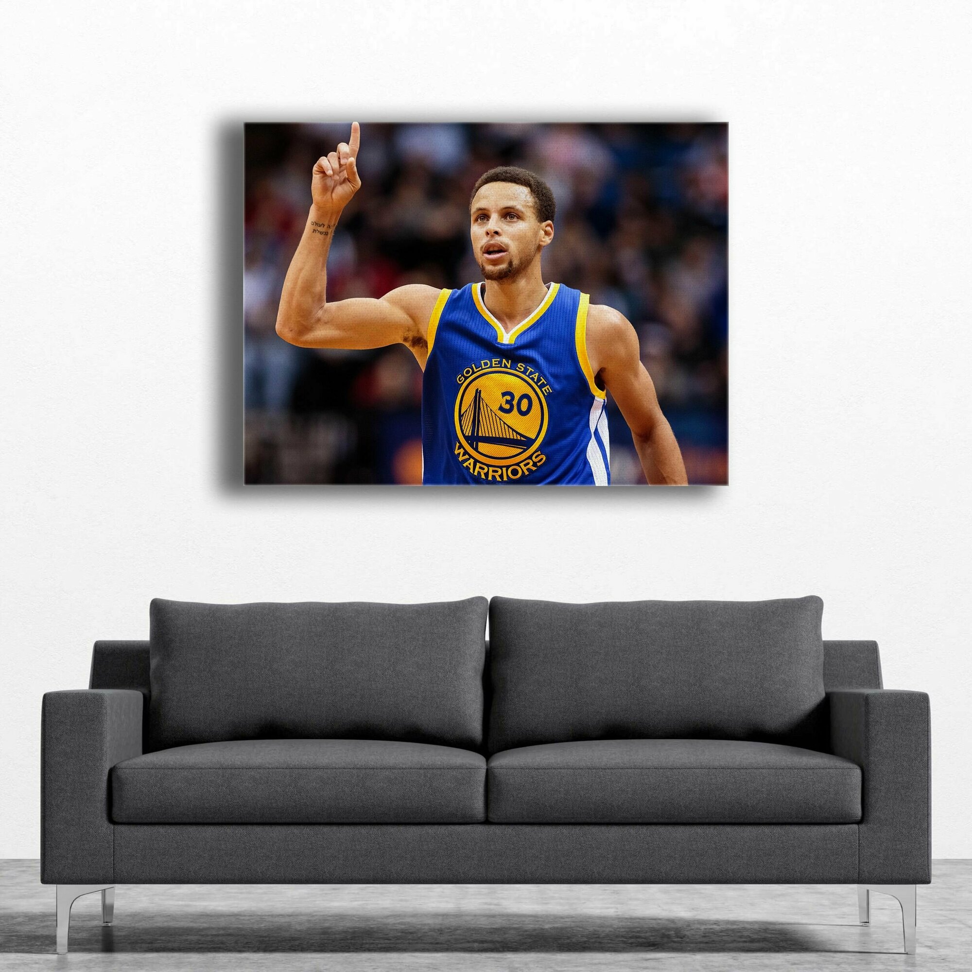 Интерьерная картина на холсте / NBA / Стефен Карри 30*40