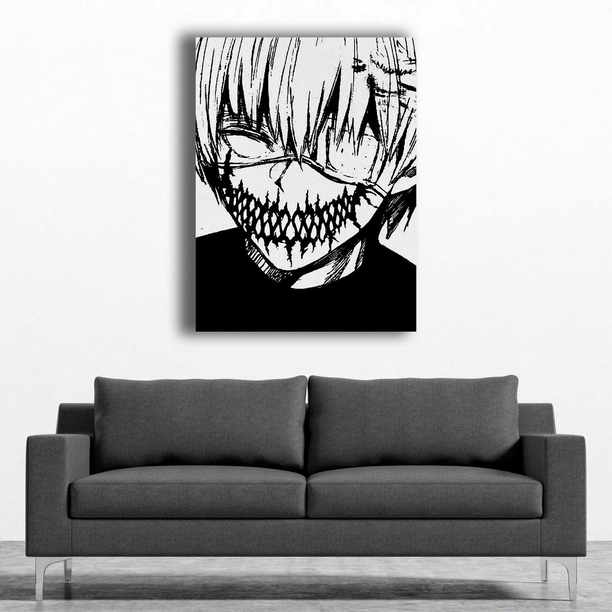 Интерьерная картина на холсте / dead inside / zxc 30*40