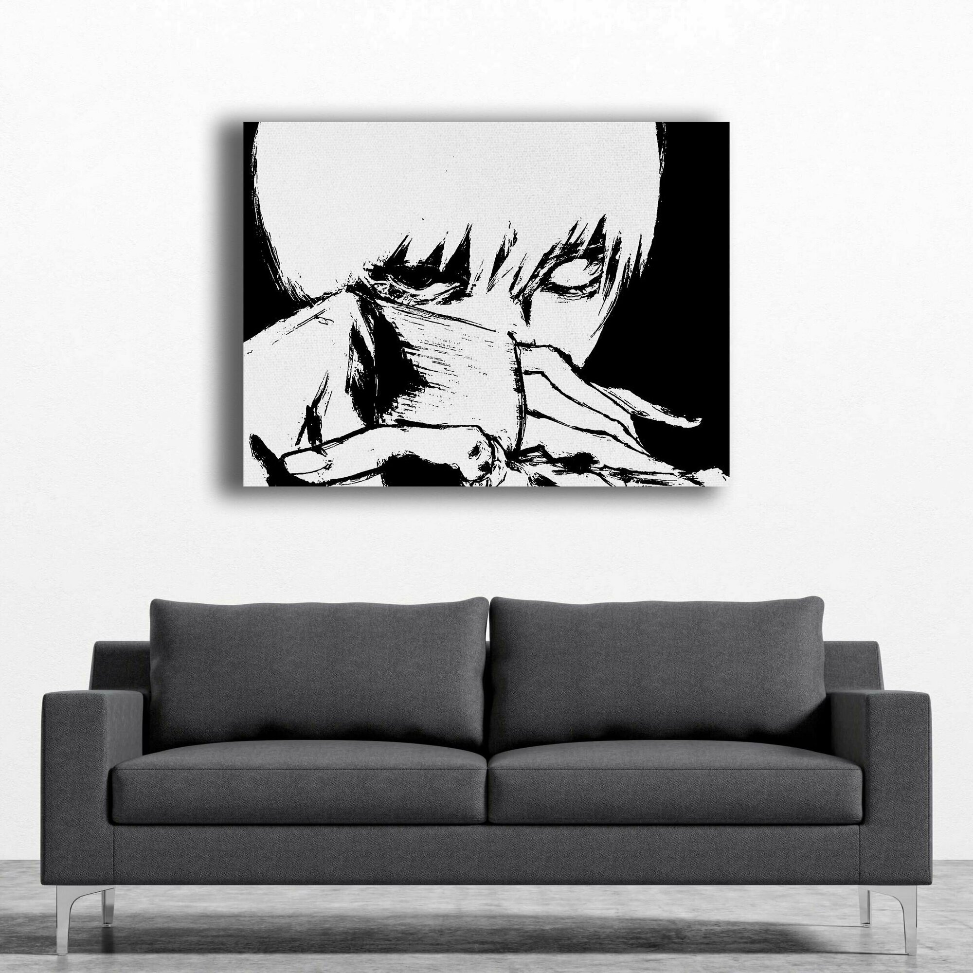 Интерьерная картина на холсте / dead inside / zxc 40*60