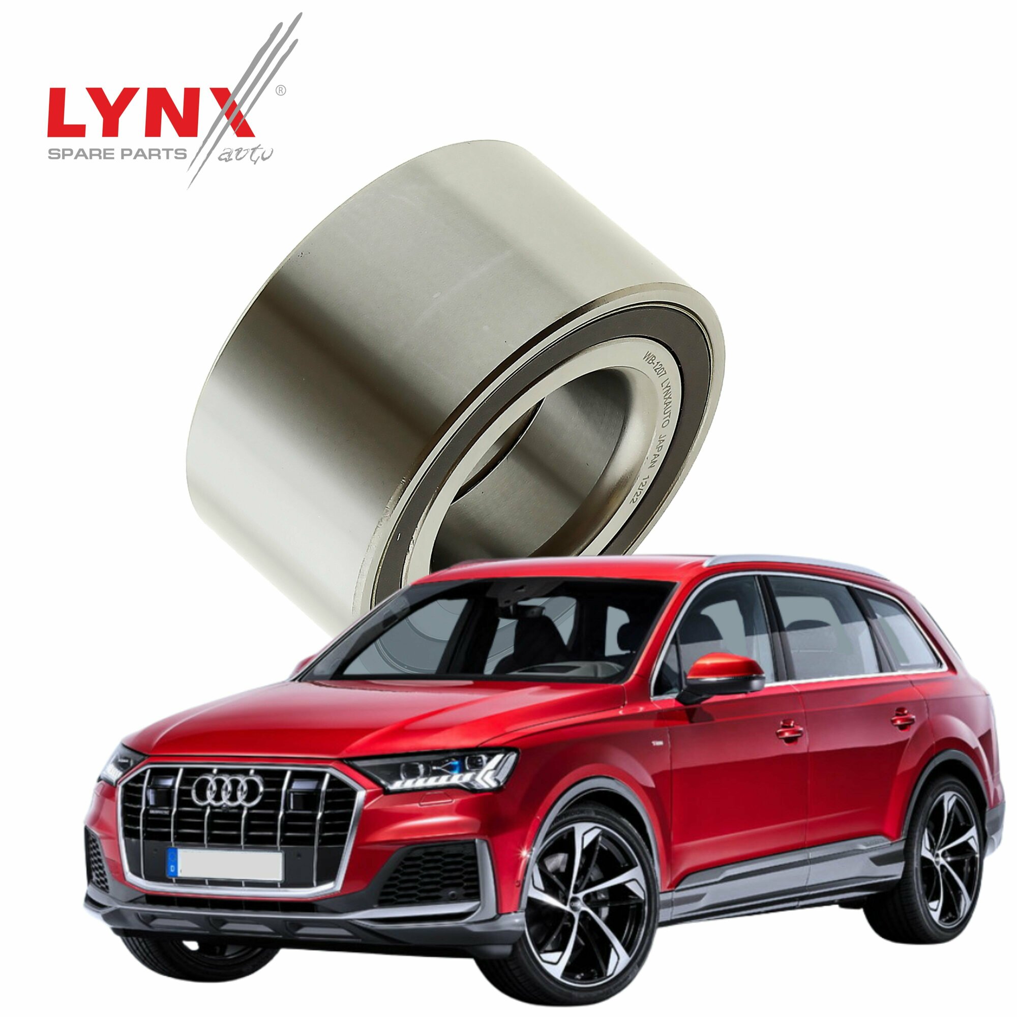 Подшипник ступицы Audi Q7 (2) / Ауди КУ7 2015 2016 2017 2018 2019 2020 2021 2022 / задний, 1 шт LYNXauto