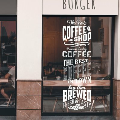 Наклейки на стену «Best Coffee»